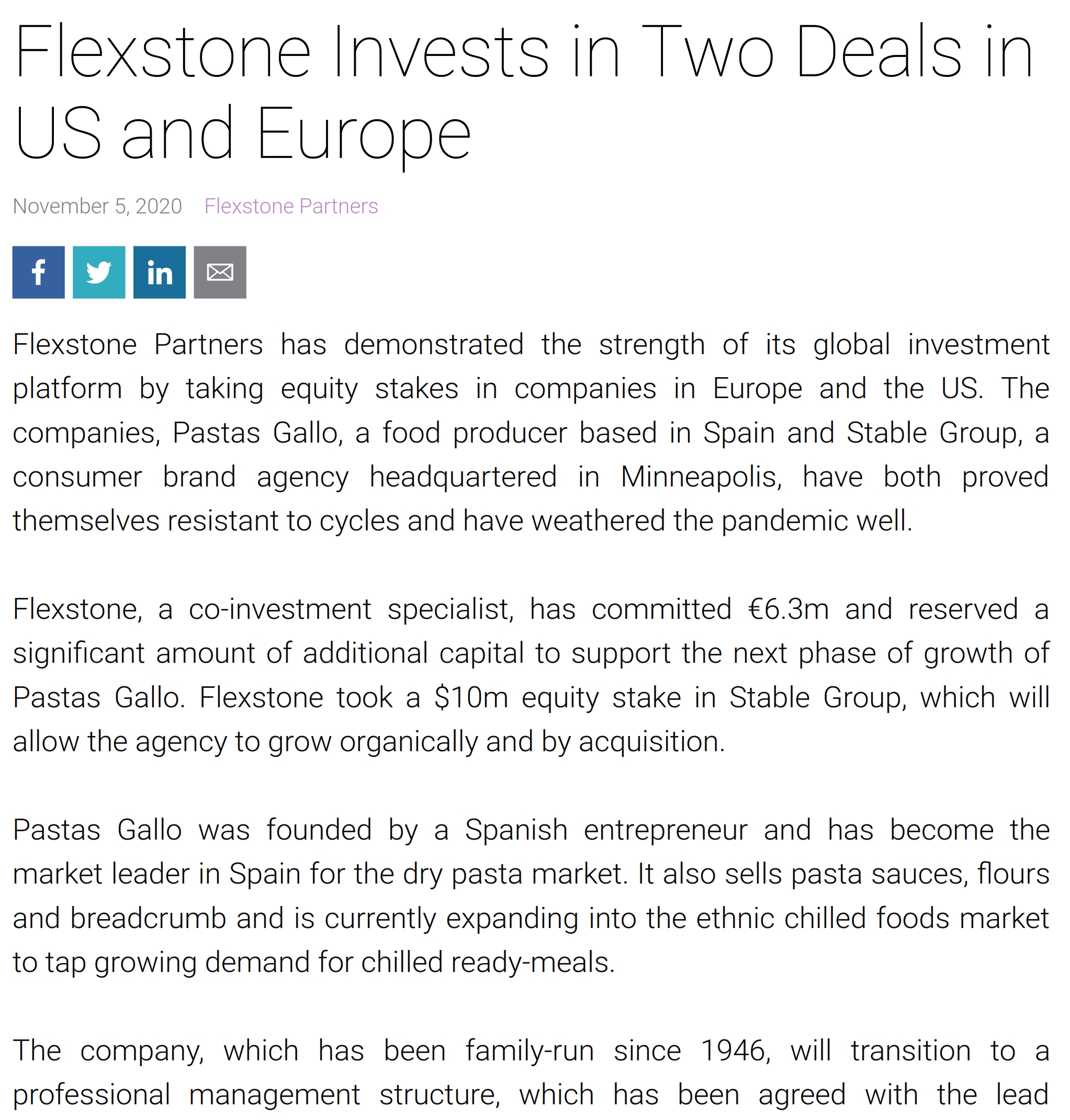 Newsroom – Flexstone